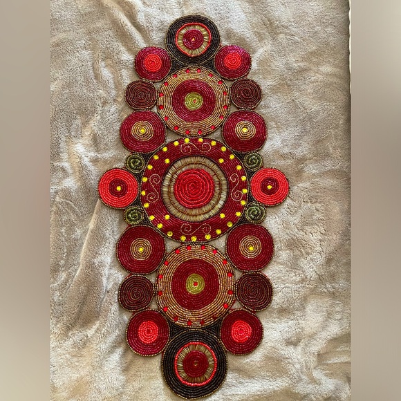 Pier 1 | Accents | Pier Beaded Medallion Centerpiece Table Runner ...